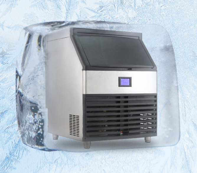 100kg Commercial Automatic Ice Maker Black 220lbs 36L Water Tank