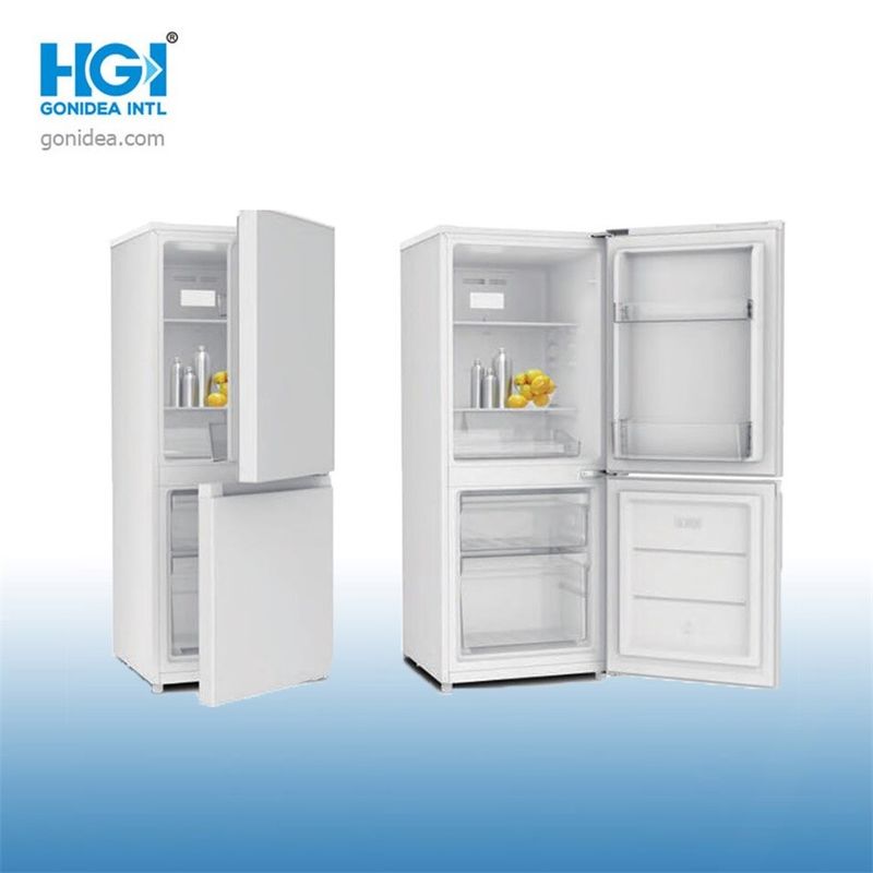 Frost Free French Style Four Door Bottom Mount Refrigerator Silver