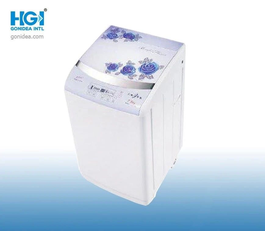 White Fully Automatic Washing Machine 7KG Stainless Steel Tub Home Washer