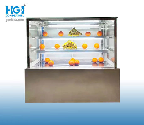 Ventilated Bakery Cake Display Showcase 360l Stainless Steel For ...