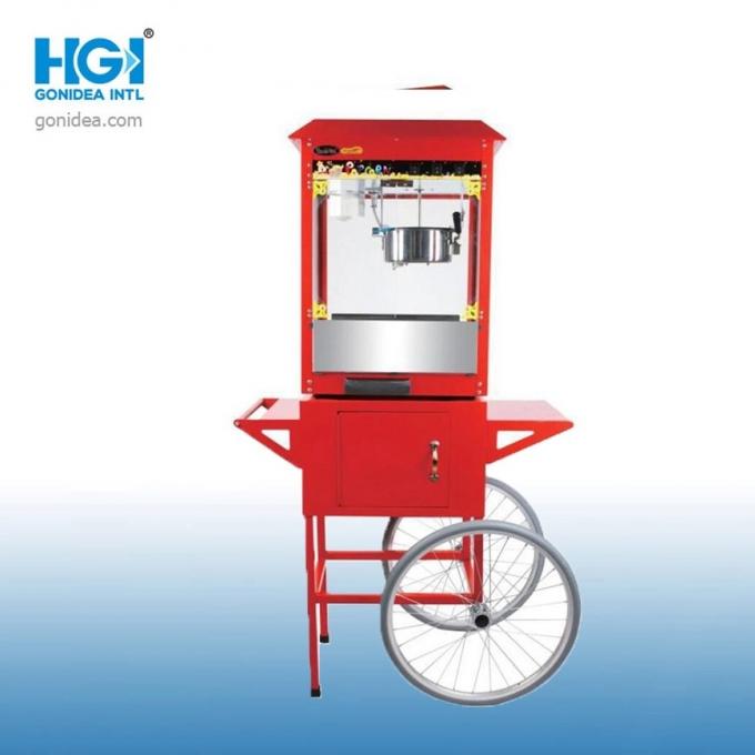 Electric Spherical Popcorn Display Cabinet Popcorn Maker Machine 500W